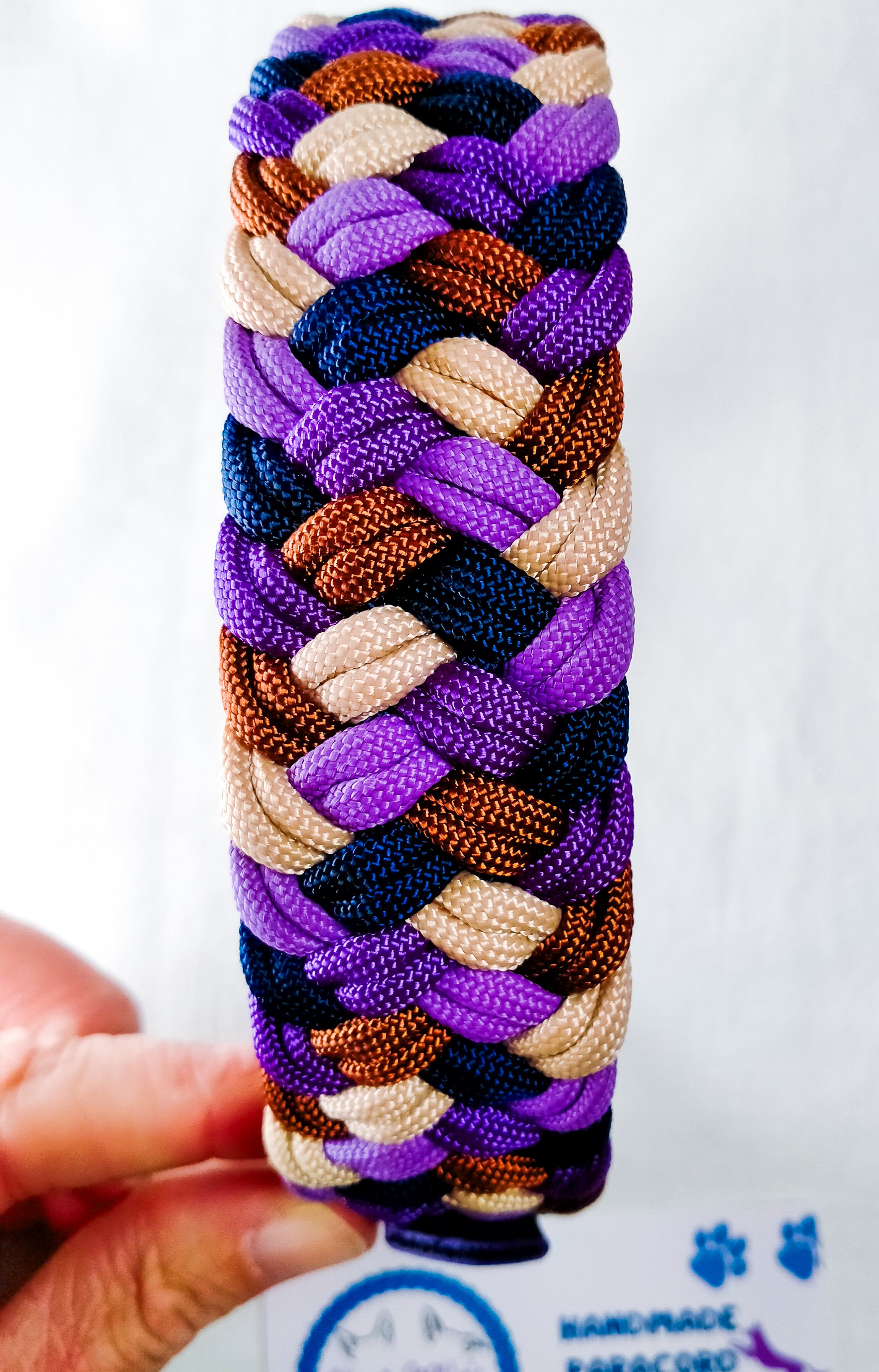 Pre-Made: Milly's Rainbow Collar, 32-41cm – Kim & Milly's Cords 4 Paws